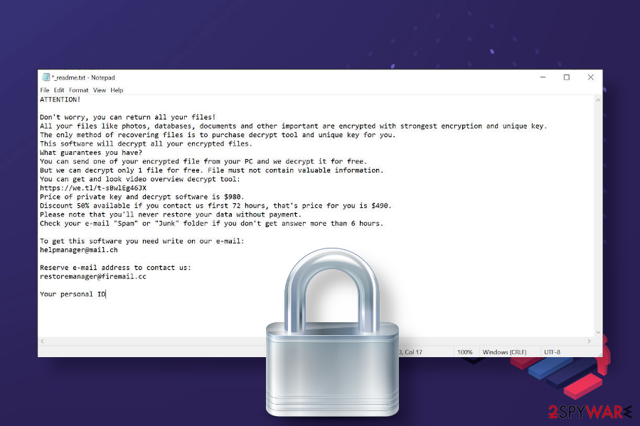 Remove Kkll ransomware (Virus Removal Instructions) - Decryption Steps ...