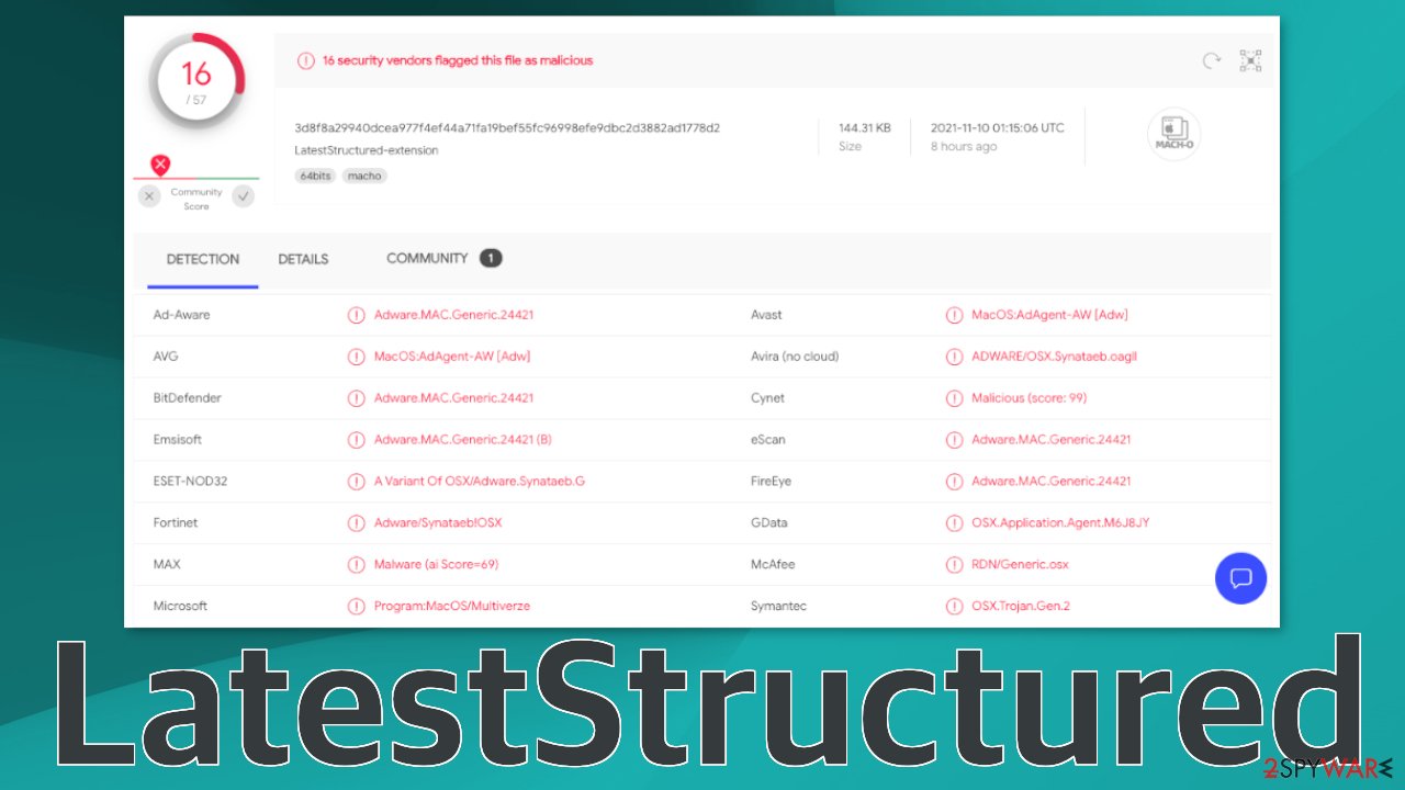 Remove LatestStructured Mac (virus) - Free Instructions