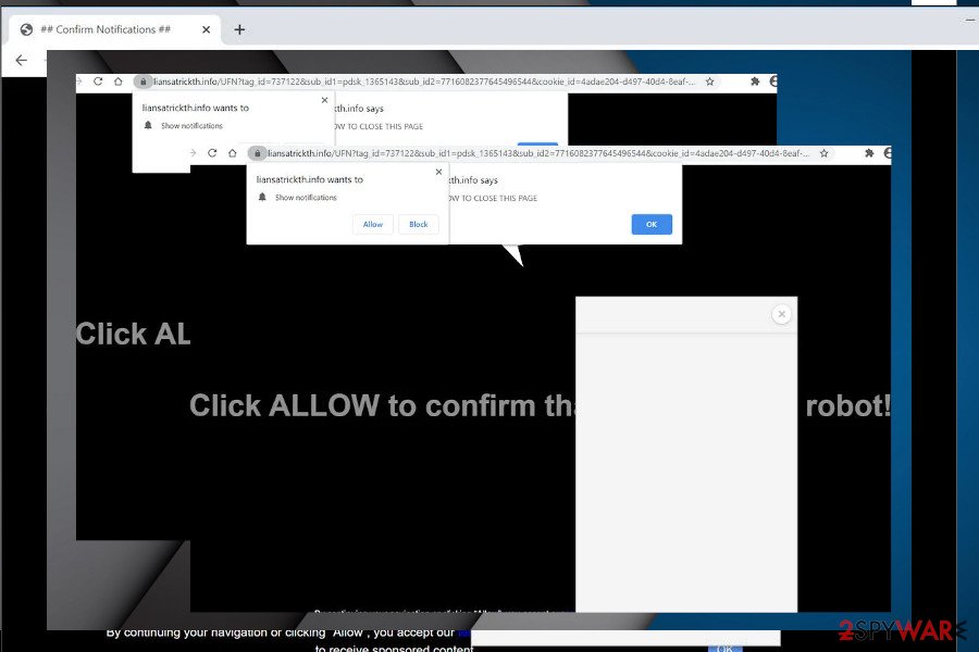 Remove Liansatrickth.info (Free Instructions) - Chrome, Firefox, IE, Edge