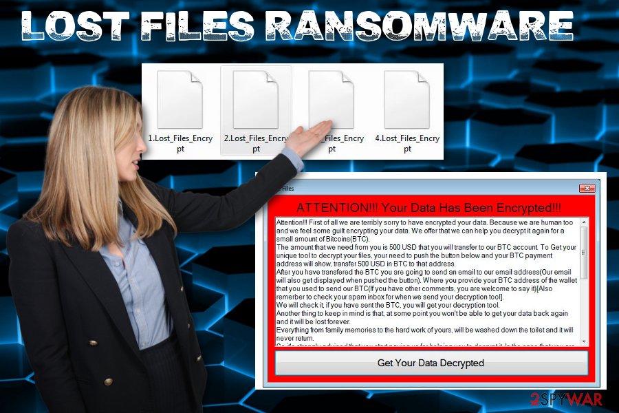 Remove Lost Files ransomware (Free Guide) - Removal Instructions Remove Lost Files ransomware (Free Guide) - Removal Instructions