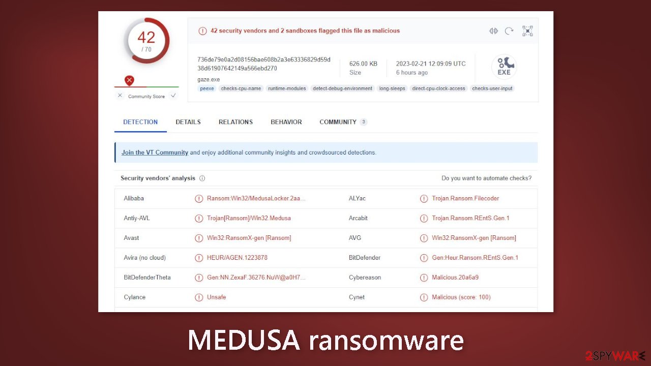 Remove MEDUSA ransomware (virus) - Recovery Instructions Included
