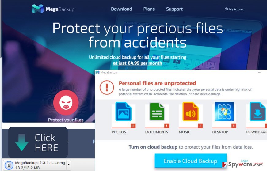 Remove MegaBackup ads (Free Instructions)