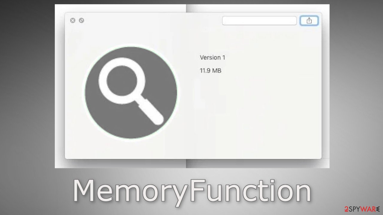 Remove MemoryFunction mac virus (Free Guide)