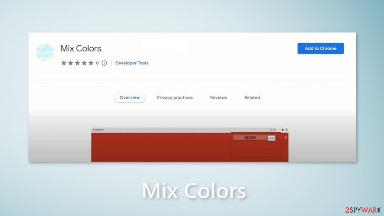 Remove Mix Colors adware (virus) - Free Guide