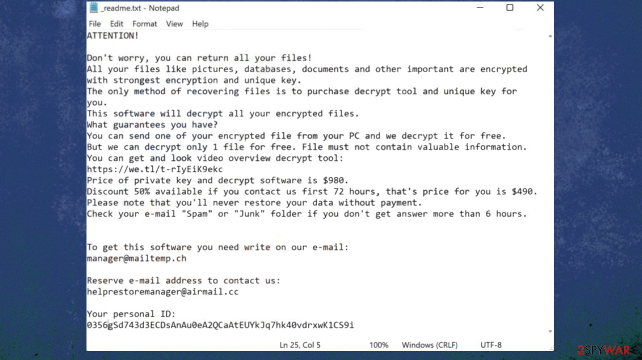 Remove Mljx ransomware (virus) - Decryption Methods Included