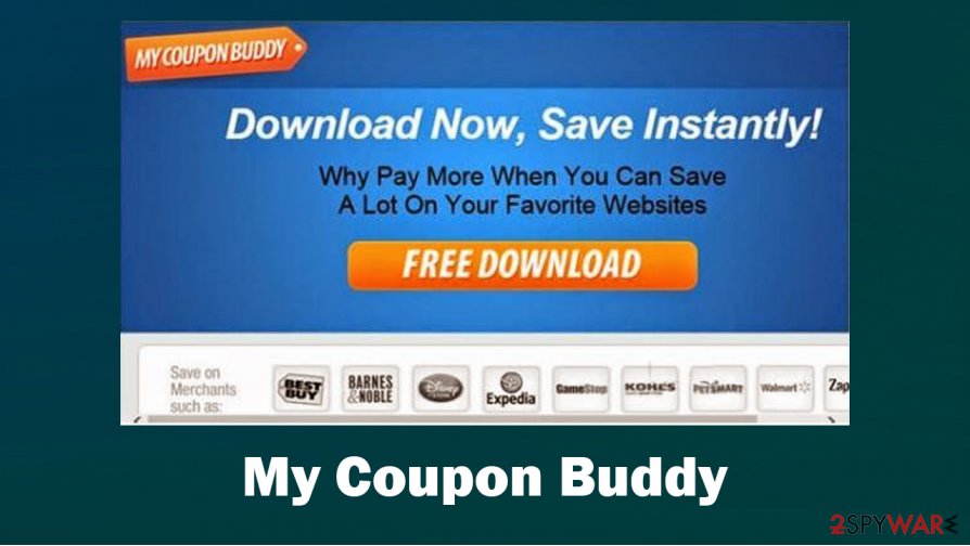 Remove My Coupon Buddy - updated Jan 2021