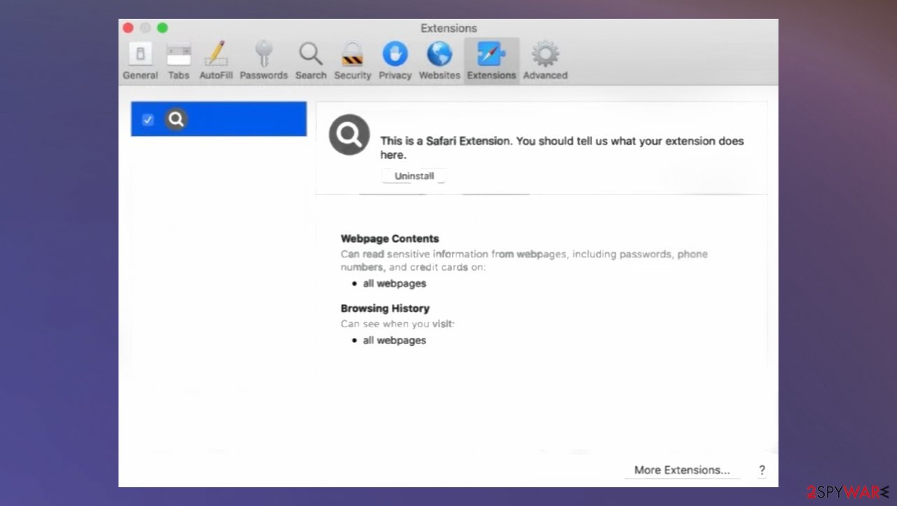 Remove NetSearchPanel mac virus (Virus Removal Guide)