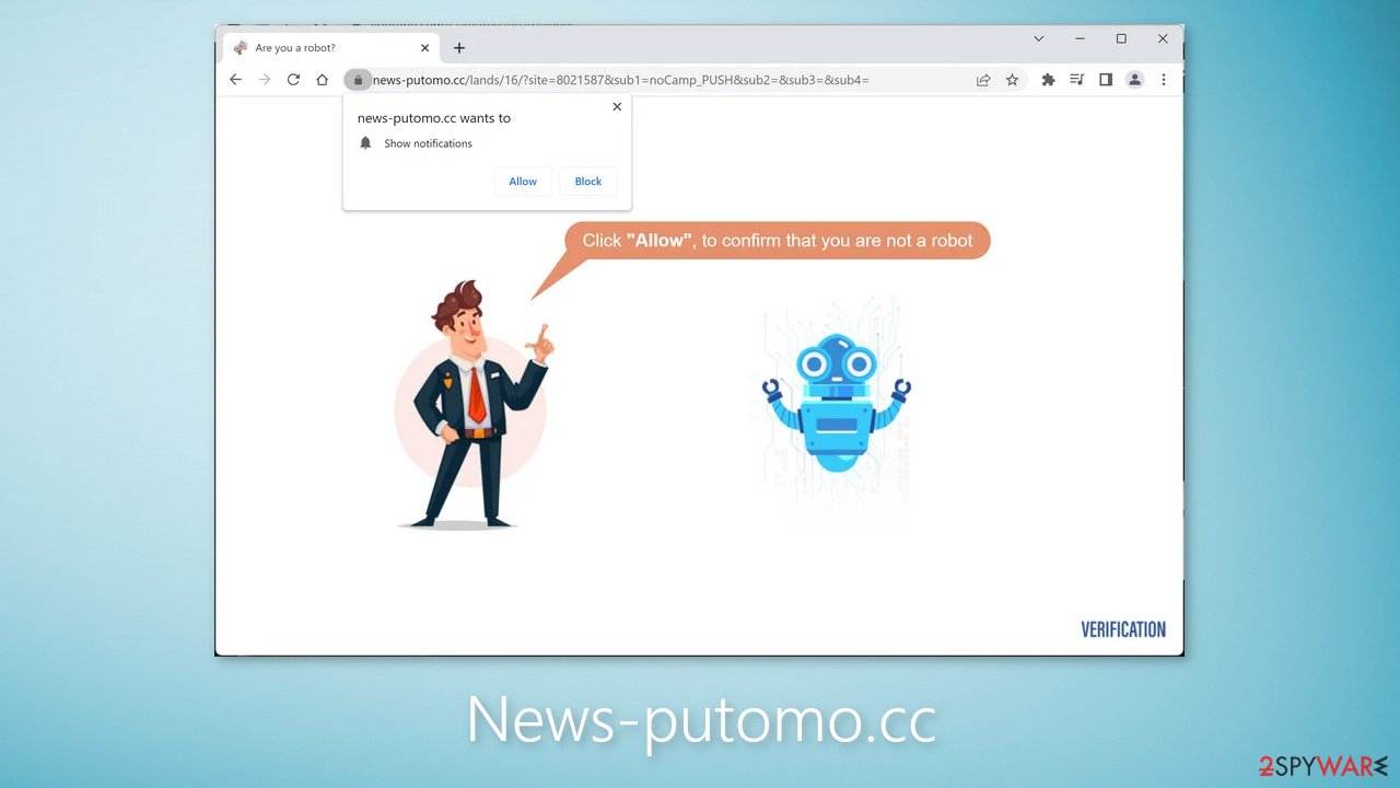 Remove News-putomo.cc ads (spam) - Free Guide