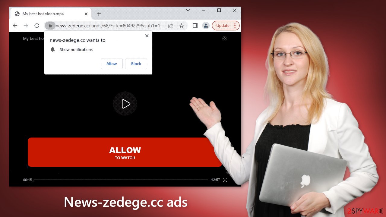 Remove News-zedege.cc ads (spam) - Free Guide Remove News-zedege.cc ads (spam) - Free Guide