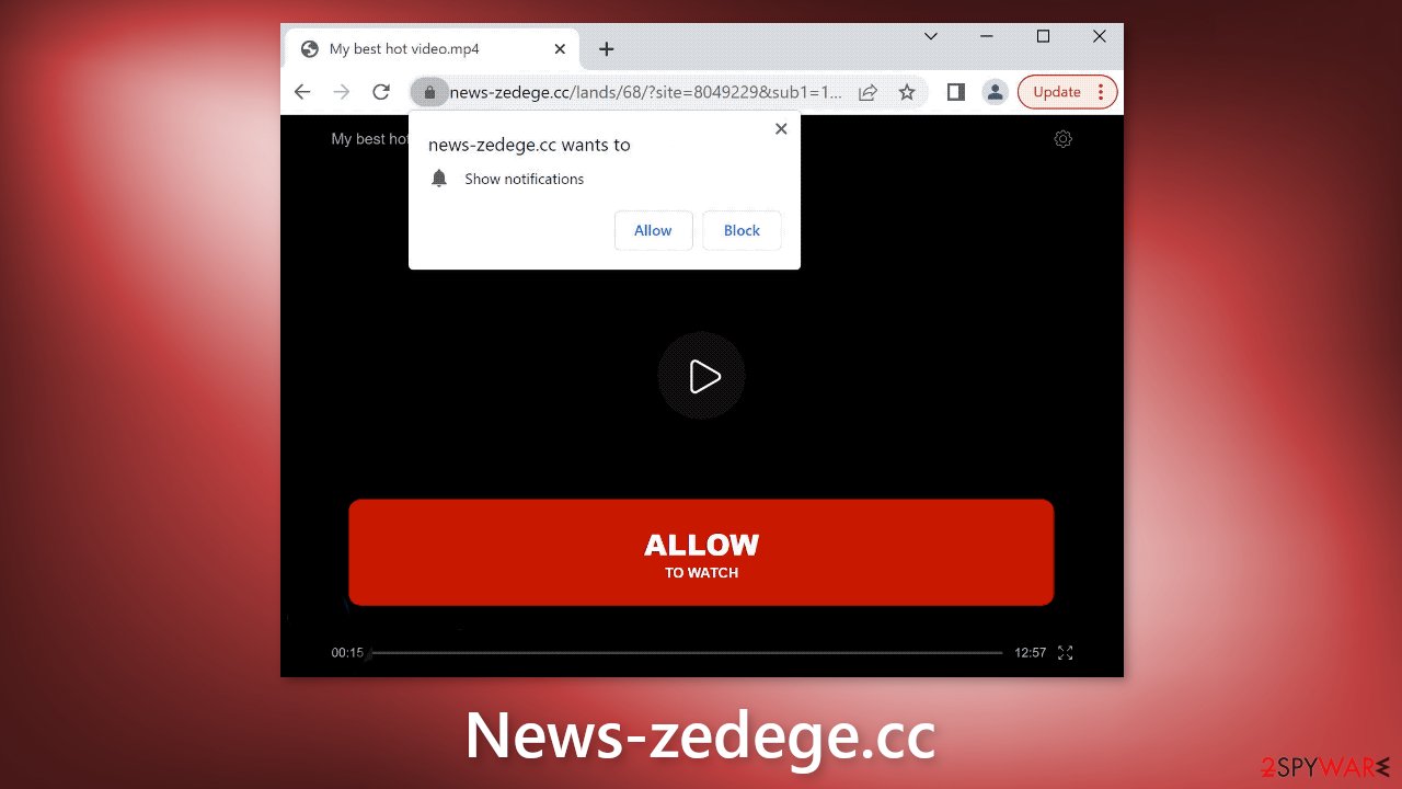 Remove News-zedege.cc ads (spam) - Free Guide