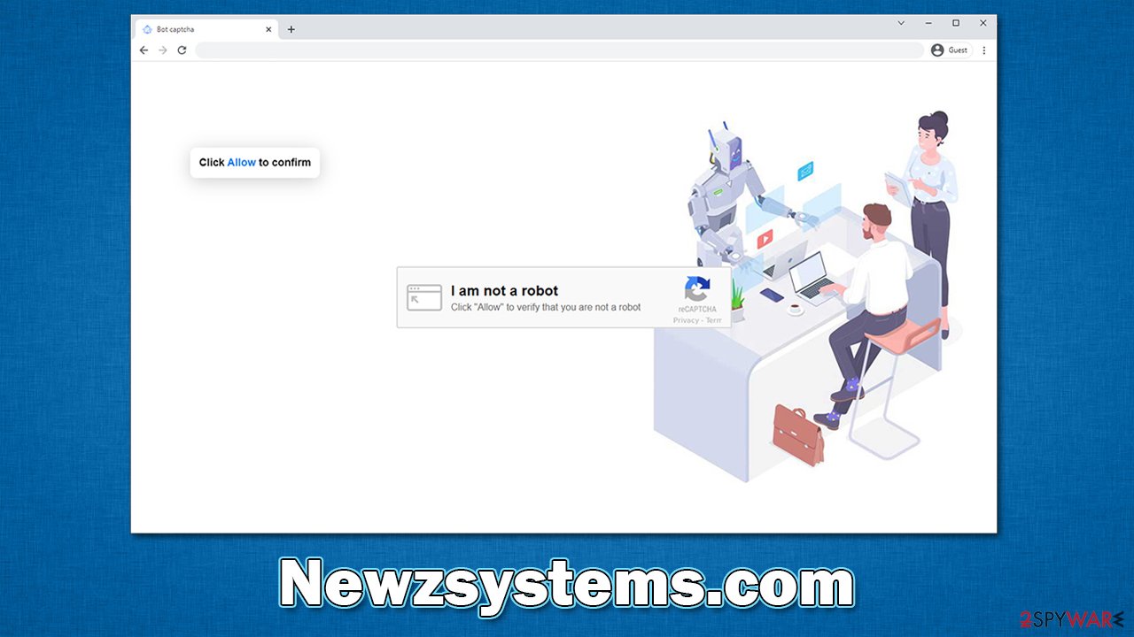 Remove Newzsystems.com ads (spam) - Free Guide