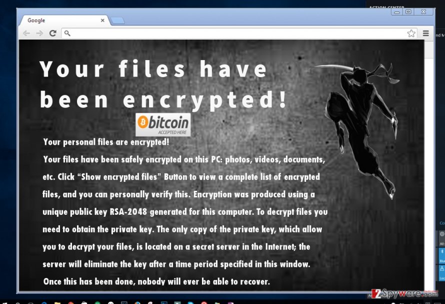Remove Ninja_gaiver@aol.com ransomware / virus (Removal Instructions ...