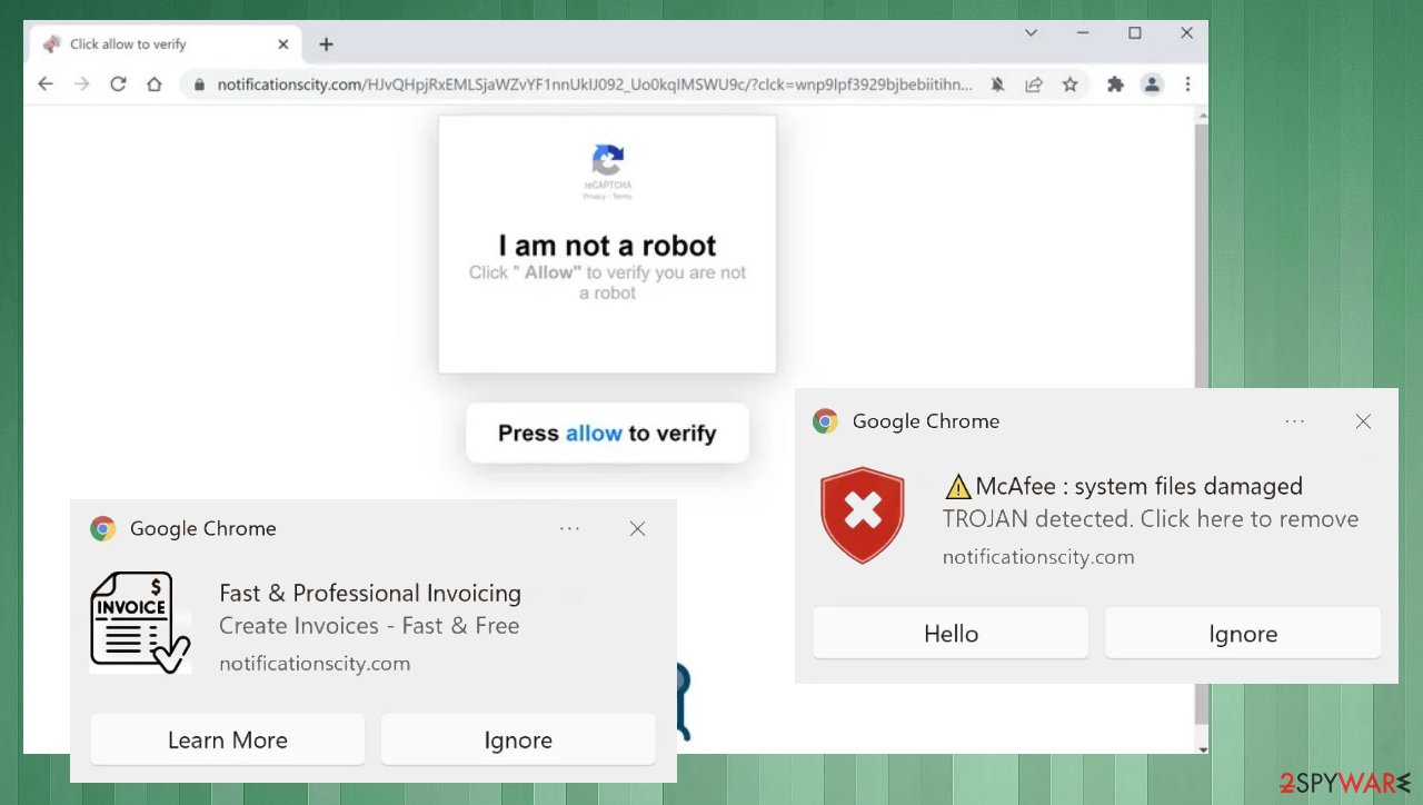 Remove Notificationscity.com ads (spam) - Simple Removal Guide