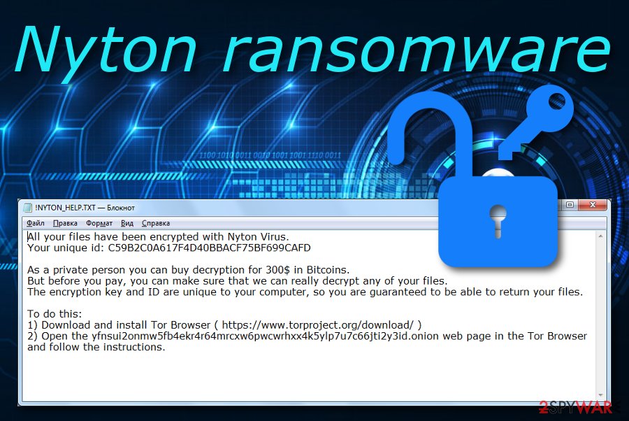 Remove Nyton ransomware (Virus Removal Instructions) - Improved Guide