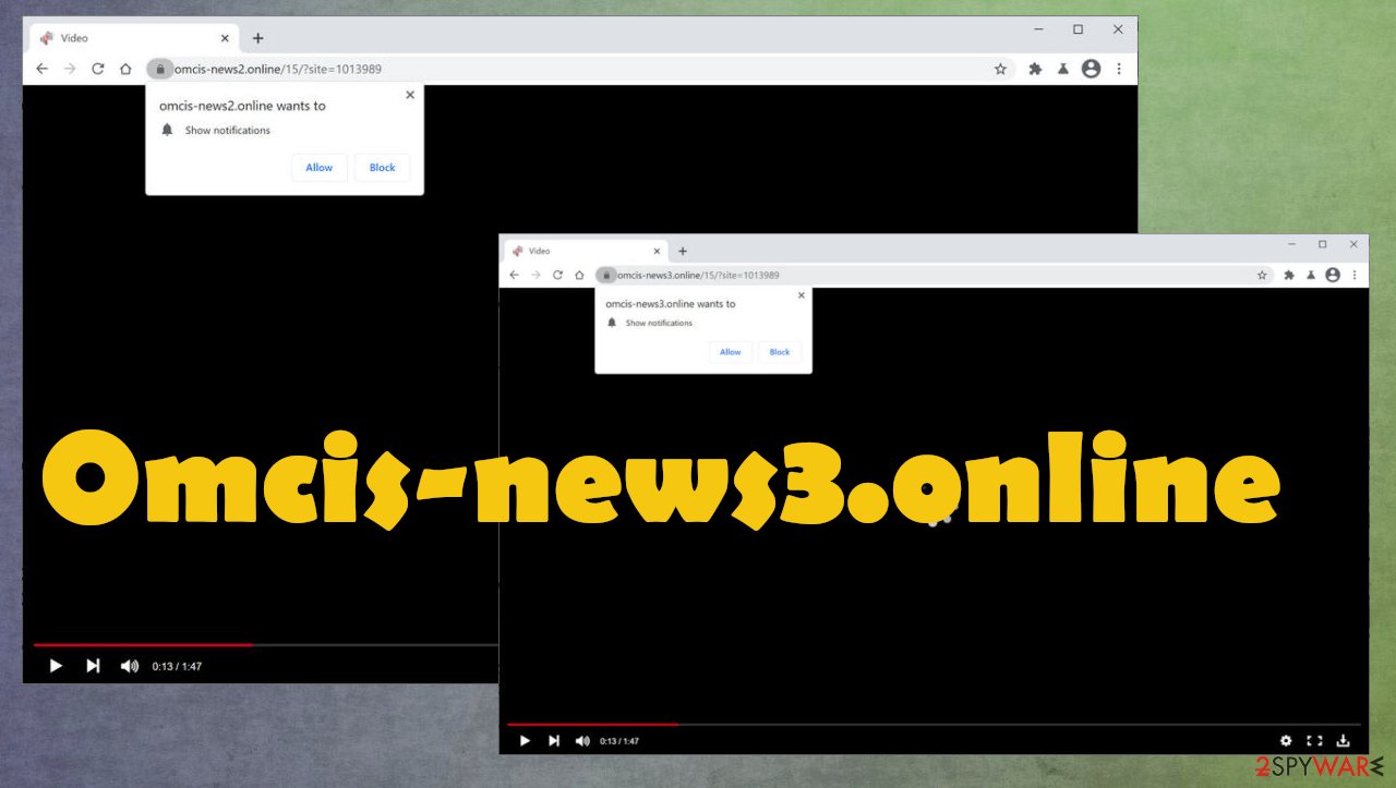 Remove Omcis-news3.online (Chrome, Firefox, IE, Edge) - Free Guide