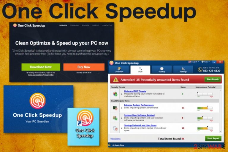 Remove One Click Speedup (Free Instructions) - Removal Guide