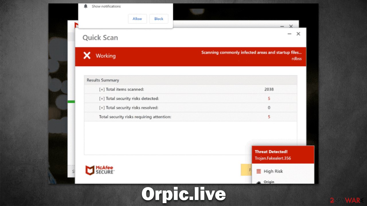 Remove Orpic.live ads (fake) - Tutorial