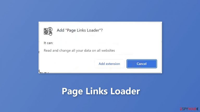 Remove Page Links Loader adware (virus) - Free Guide