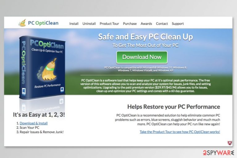 Remove PC OptiClean (Tutorial) - Removal Instructions