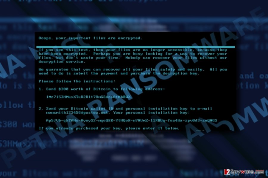 Remove Petna ransomware / virus (Removal Guide) - Free Instructions