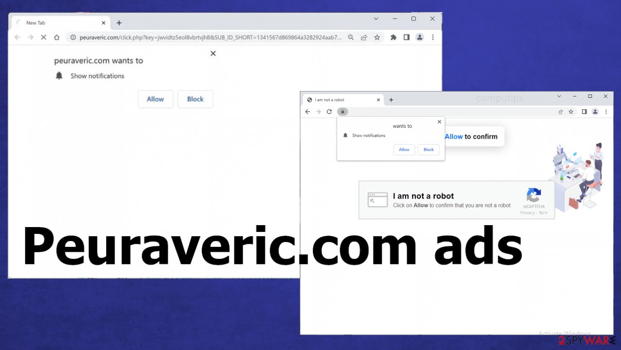 Remove Peuraveric.com ads (spam)