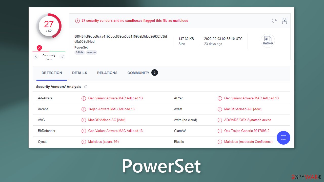 Remove PowerSet mac virus (Free Instructions)