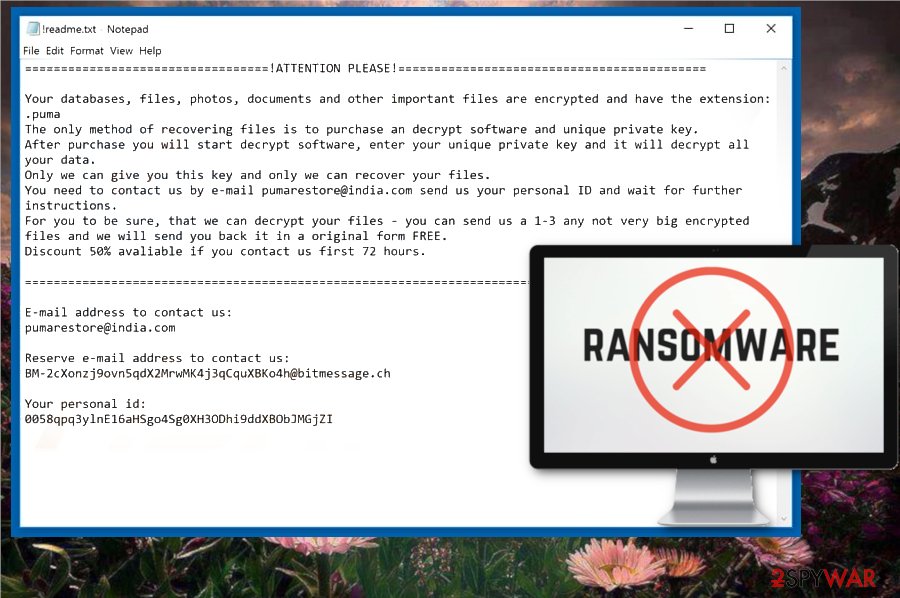 Remove PUMA ransomware (Free Guide) - Decryption Steps Included Remove PUMA ransomware (Free Guide) - Decryption Steps Included
