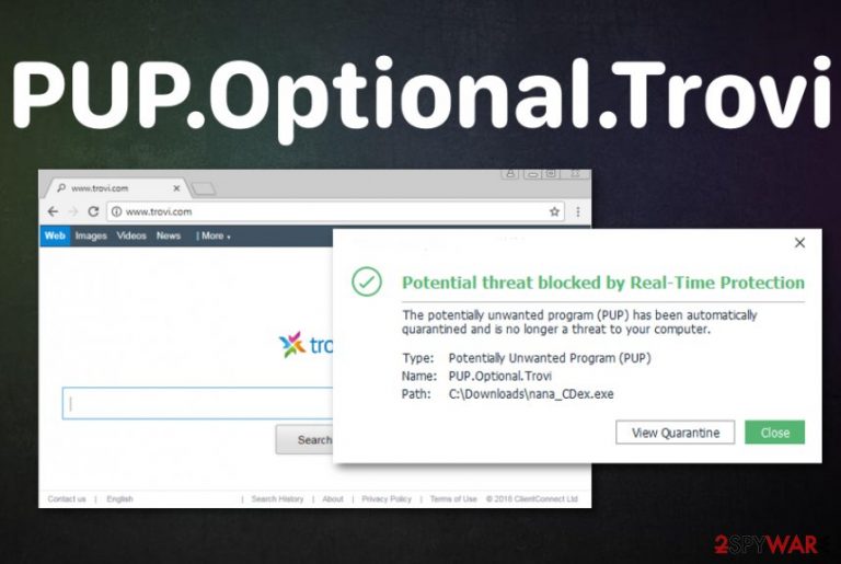 Remove PUP Optional Trovi Virus Removal Guide Jul 2020 Update
