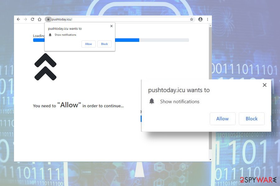 Remove Pushtoday.icu (Removal Instructions) - Chrome, Firefox, IE, Edge