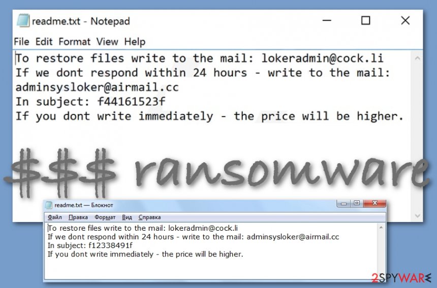 Remove $$$ ransomware (Virus Removal Guide) - Tutorial