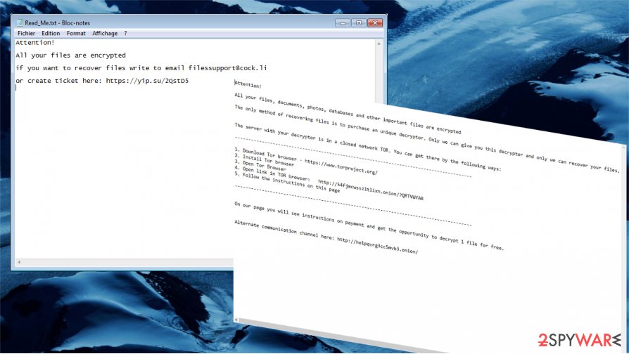 Remove ReadMe ransomware (Easy Removal Guide) - Decryption Methods Included Remove ReadMe ransomware (Easy Removal Guide) - Decryption Methods Included