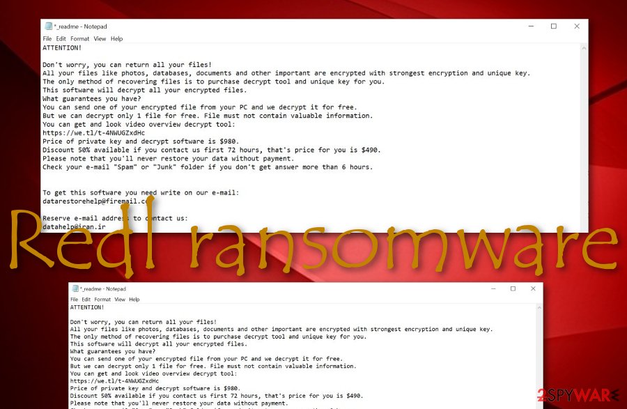 Remove Redl ransomware (Removal Instructions) - Free Guide
