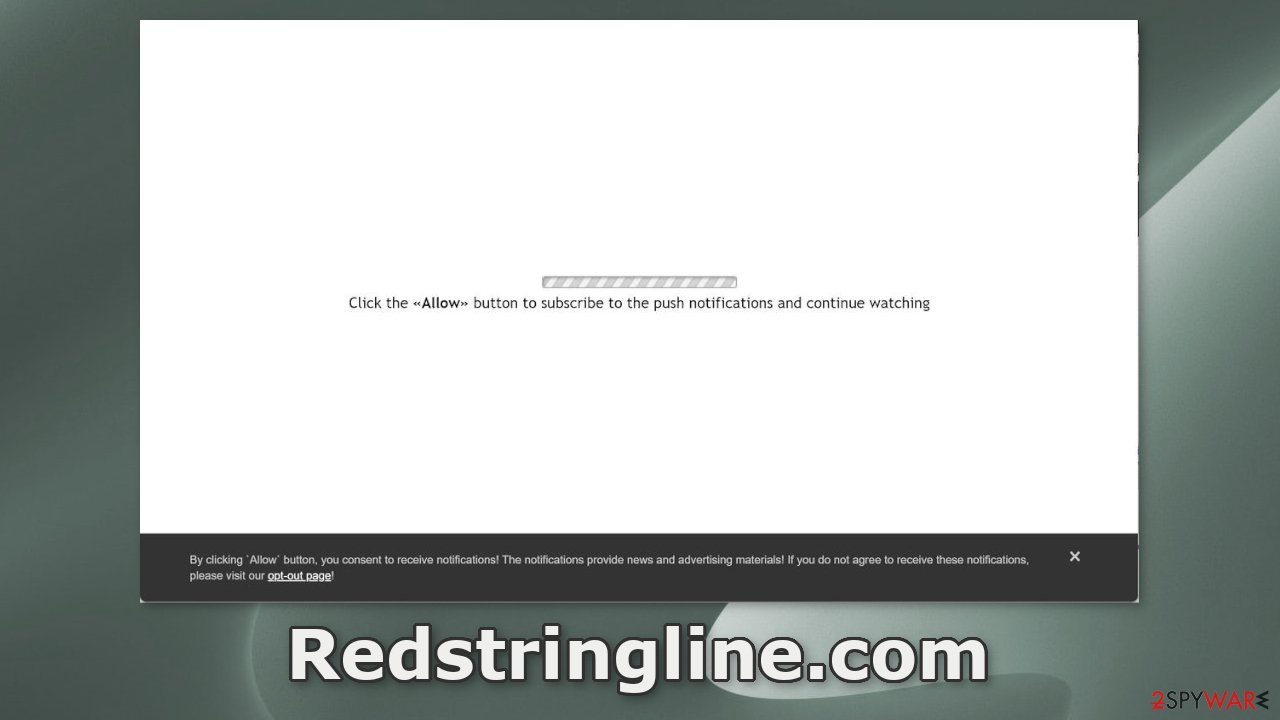 Remove Redstringline.com ads (spam) - Free Guide