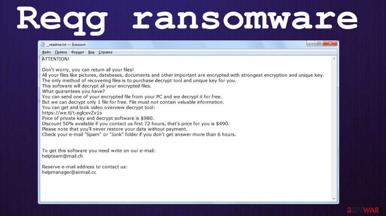 Remove Reqg ransomware (Decryption Steps Included) Remove Reqg ransomware (Decryption Steps Included)