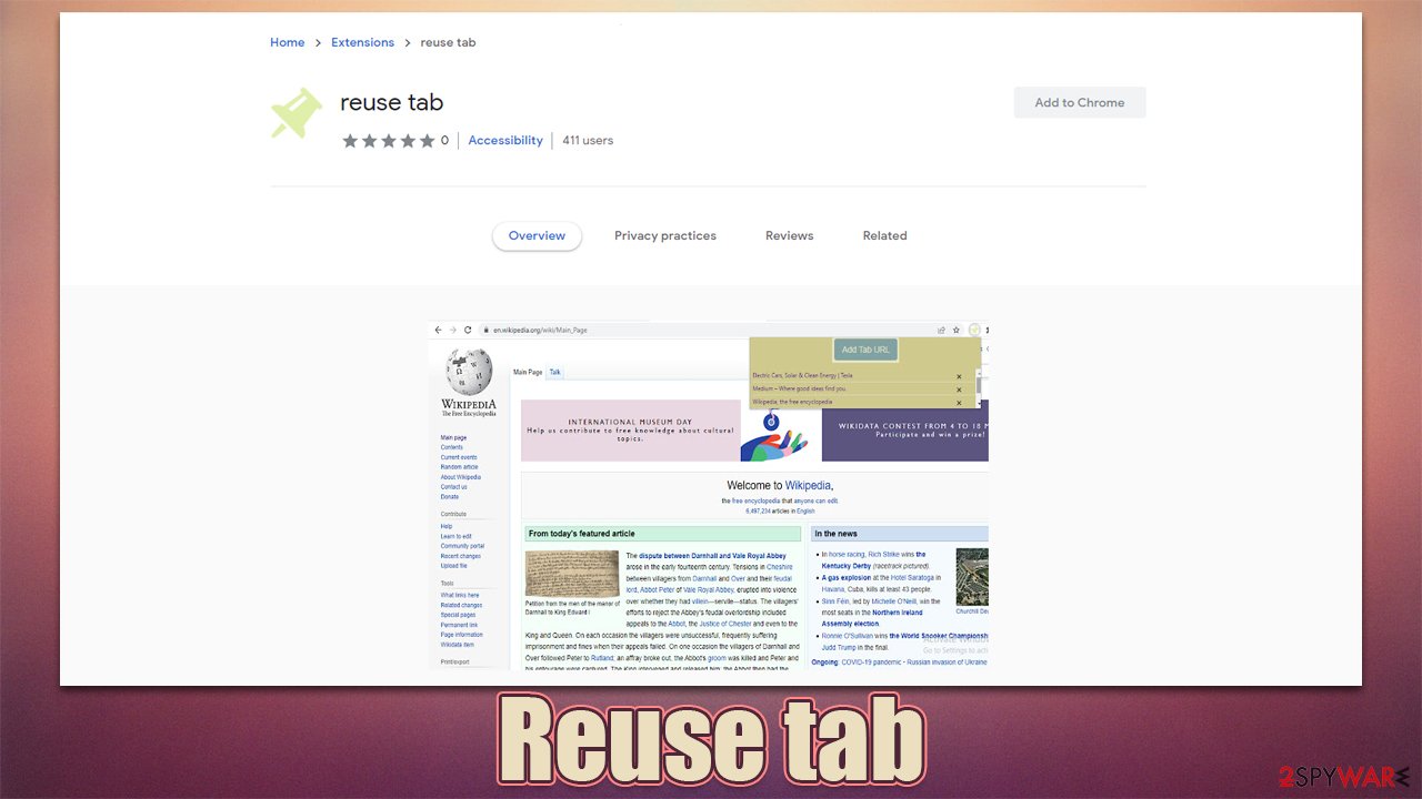 Remove Reuse Tab Browser Extension Chrome Firefox Ie Edge Free Guide