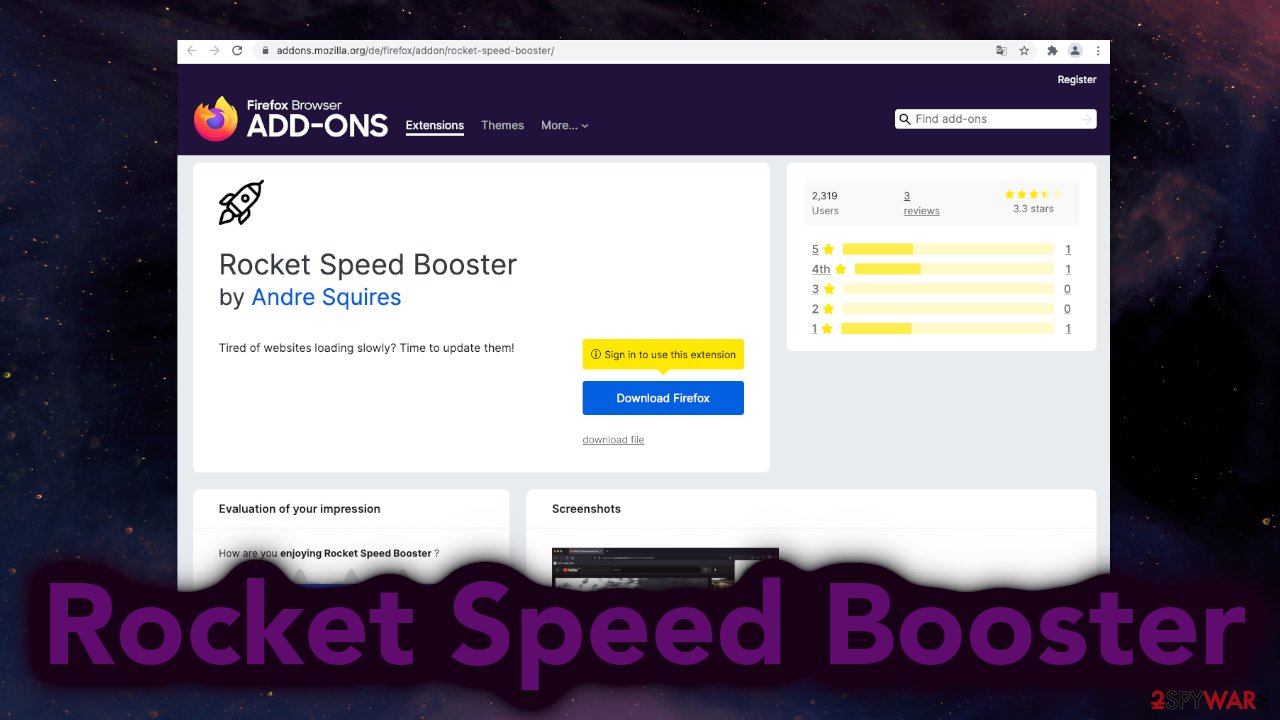Remove Rocket Speed Booster browser hijacker (virus) - Free Instructions