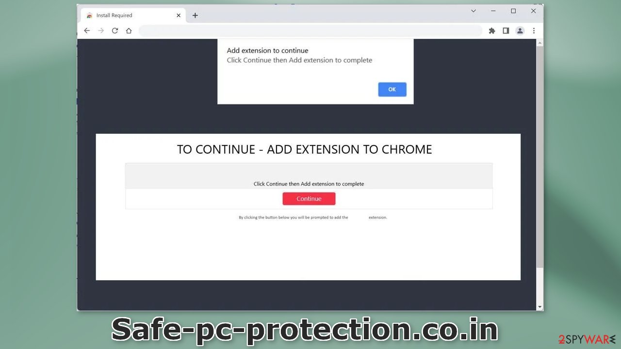 Remove Safe-pc-protection.co.in ads (fake) - Free Guide