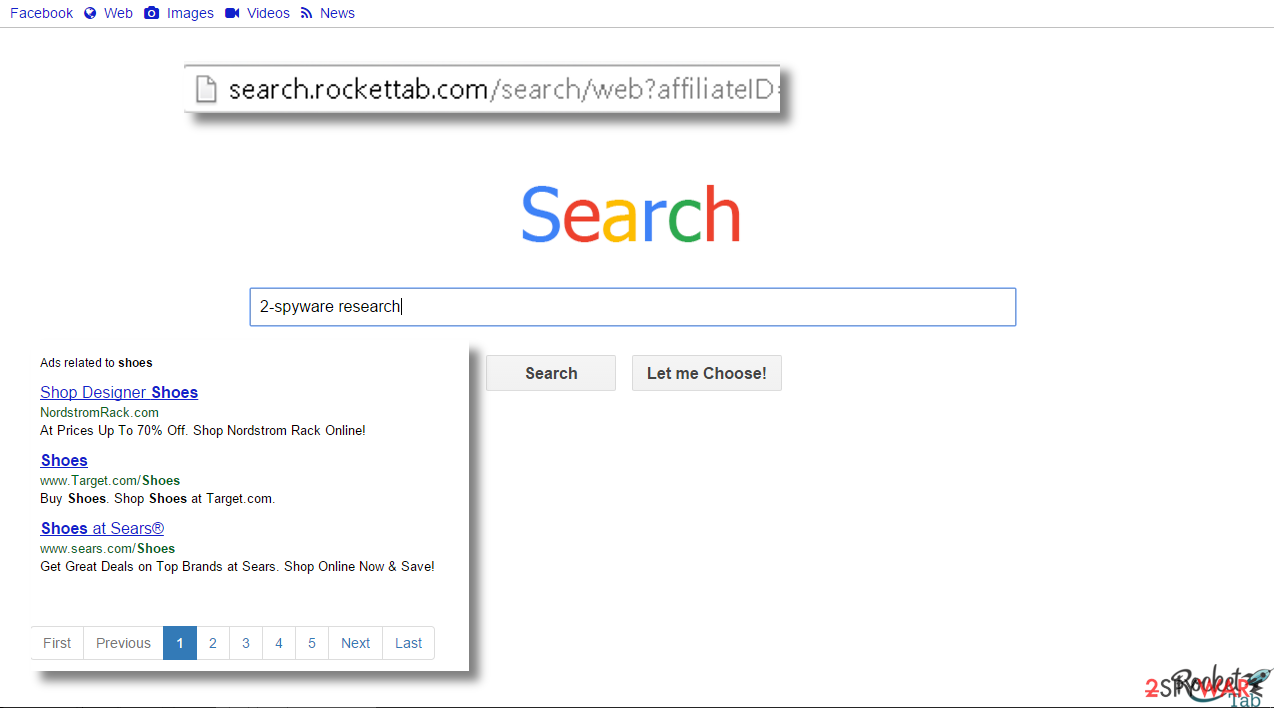 Remove Search.rockettab.com virus (Removal Guide)