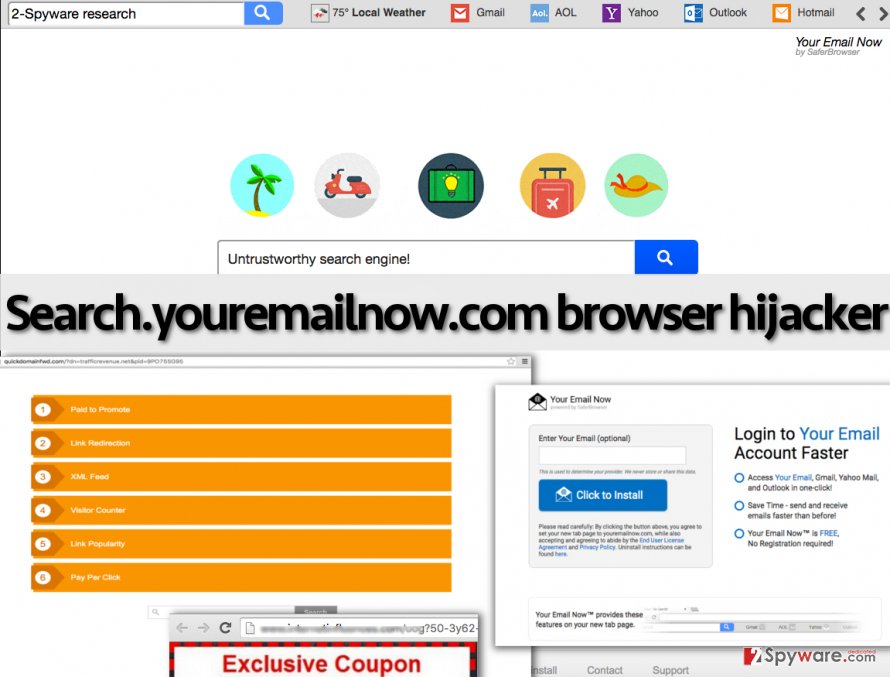 Remove Search.youremailnow.com virus (Removal Guide)