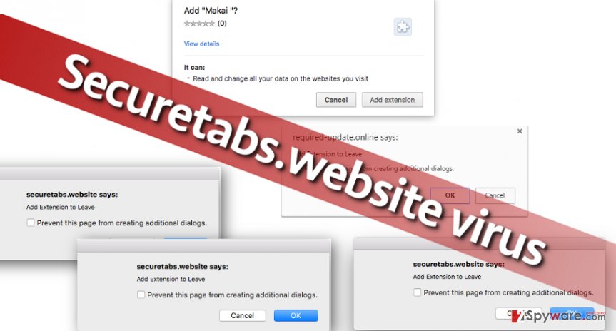 Remove Securetabs.website virus (Virus Removal Instructions)