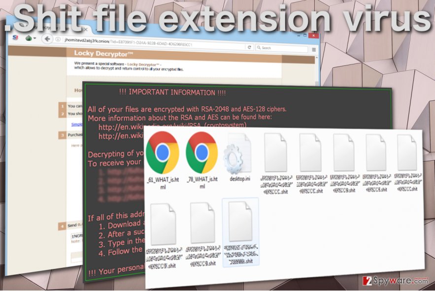 Remove .Shit file extension virus