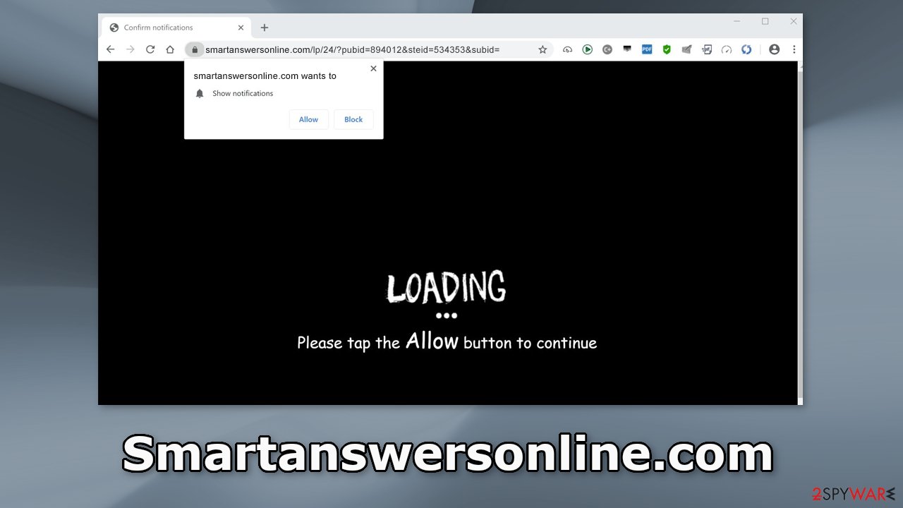 Remove Smartanswersonline.com ads (spam) - Free Guide