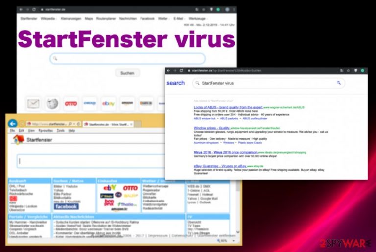 Remove StartFenster virus (Free Guide) - Removal Instructions