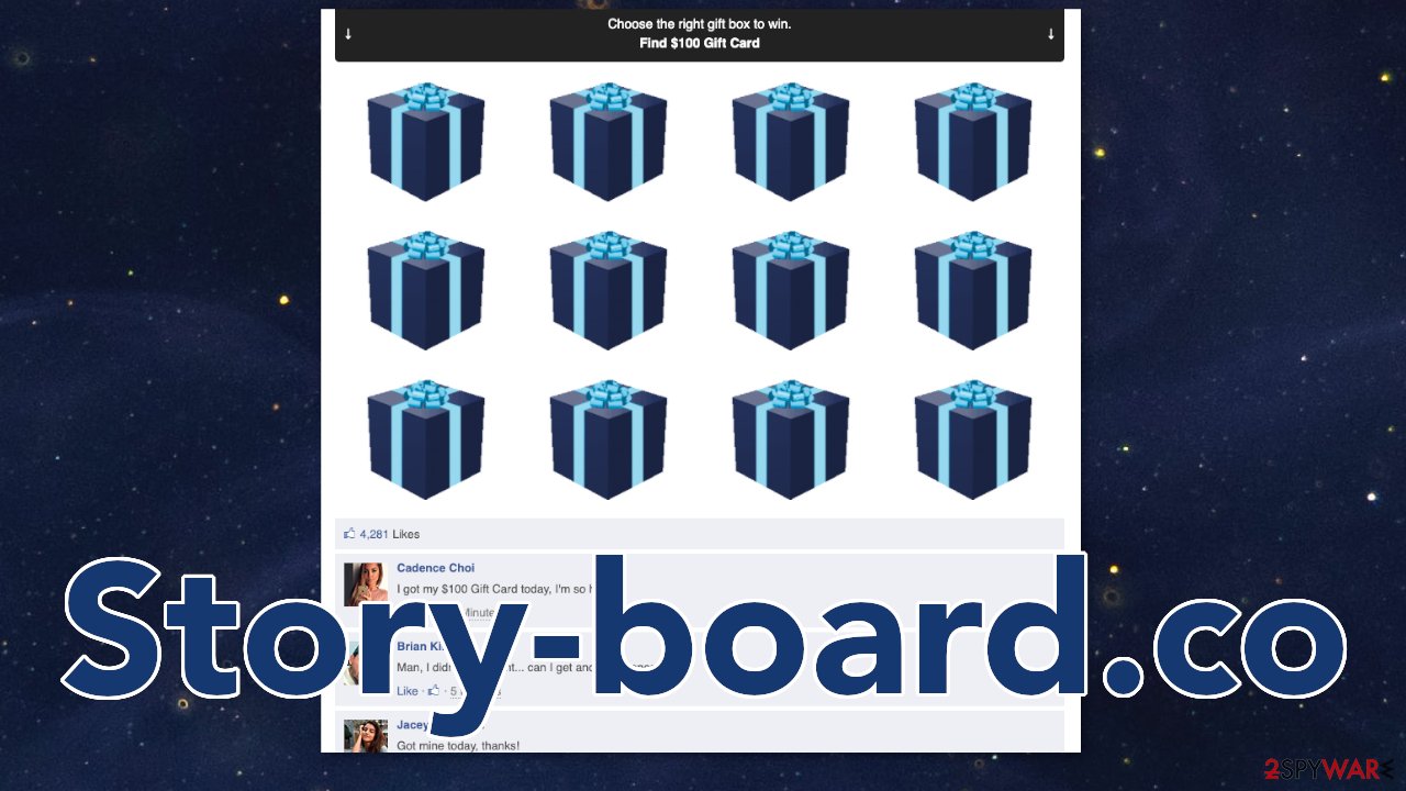 Remove Story-board.co scam (fake) - Chrome, Firefox, IE, Edge