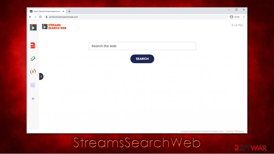 Remove StreamsSearchWeb (Removal Guide) - Free Instructions