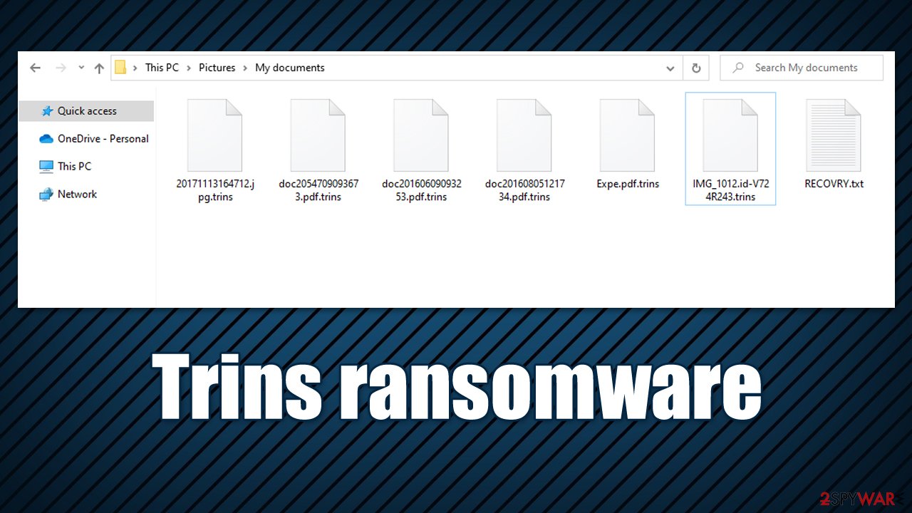 Remove Trins ransomware (virus) - Free Instructions