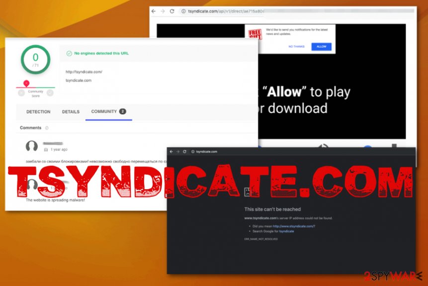 Remove Tsyndicate.com (Virus Removal Guide) - updated May 2020