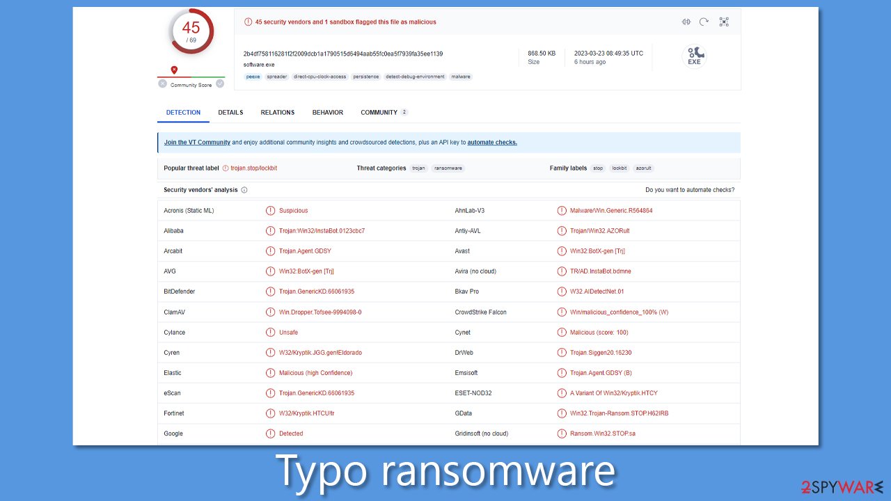 Remove Typo ransomware (virus) - Decryption Steps Included