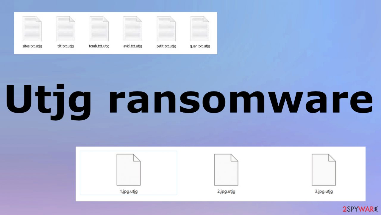 Remove Utjg ransomware (virus) - Decryption Steps Included