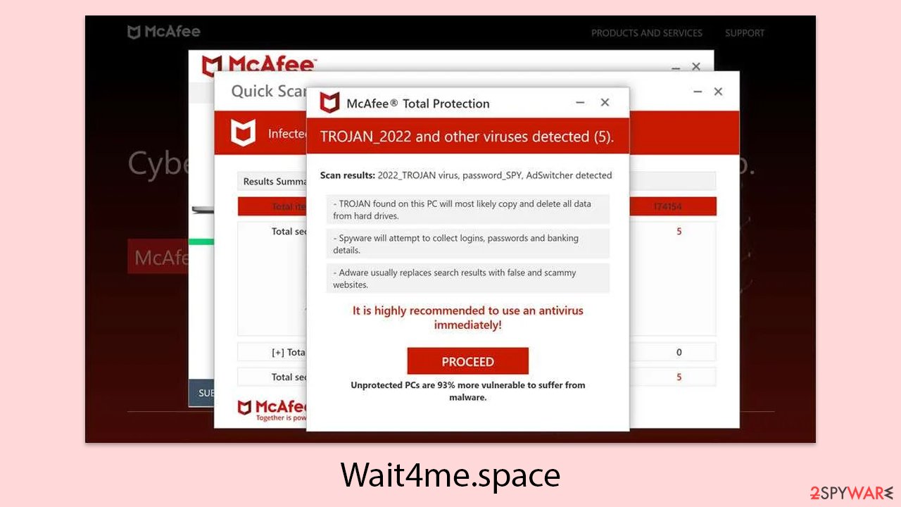 Remove Wait4me.space scam (fake) - Free Instructions